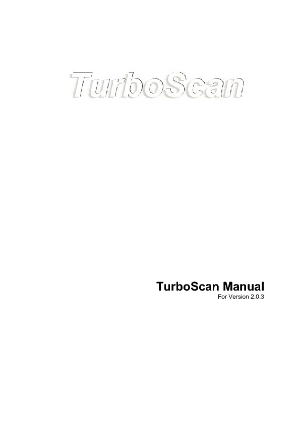 service manual for Biotec_Fisher_ TurboScan Biotec Fisher TurboScan ...