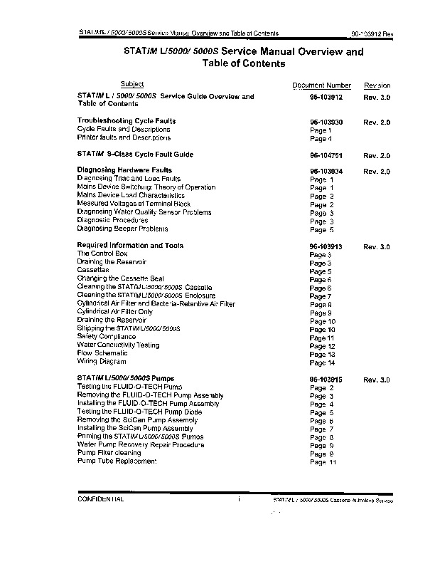 service manual for Scican _Statim_2000_5000_Sterilizer Scican Statim 2000 5000 Sterilizer ...